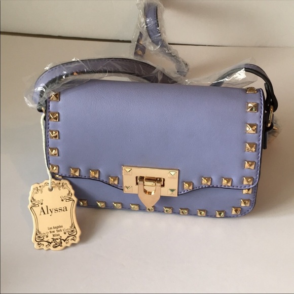 Alyssa | Bags | Alyssa Mini Studded Crossbody Bag In Lavender Nwt ...